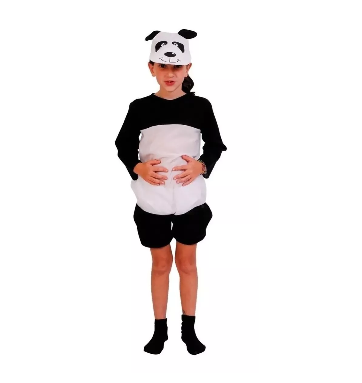 Disfraz Oso Panda Para Niño/a - Talle 1 - Cotillón Chirimbolos