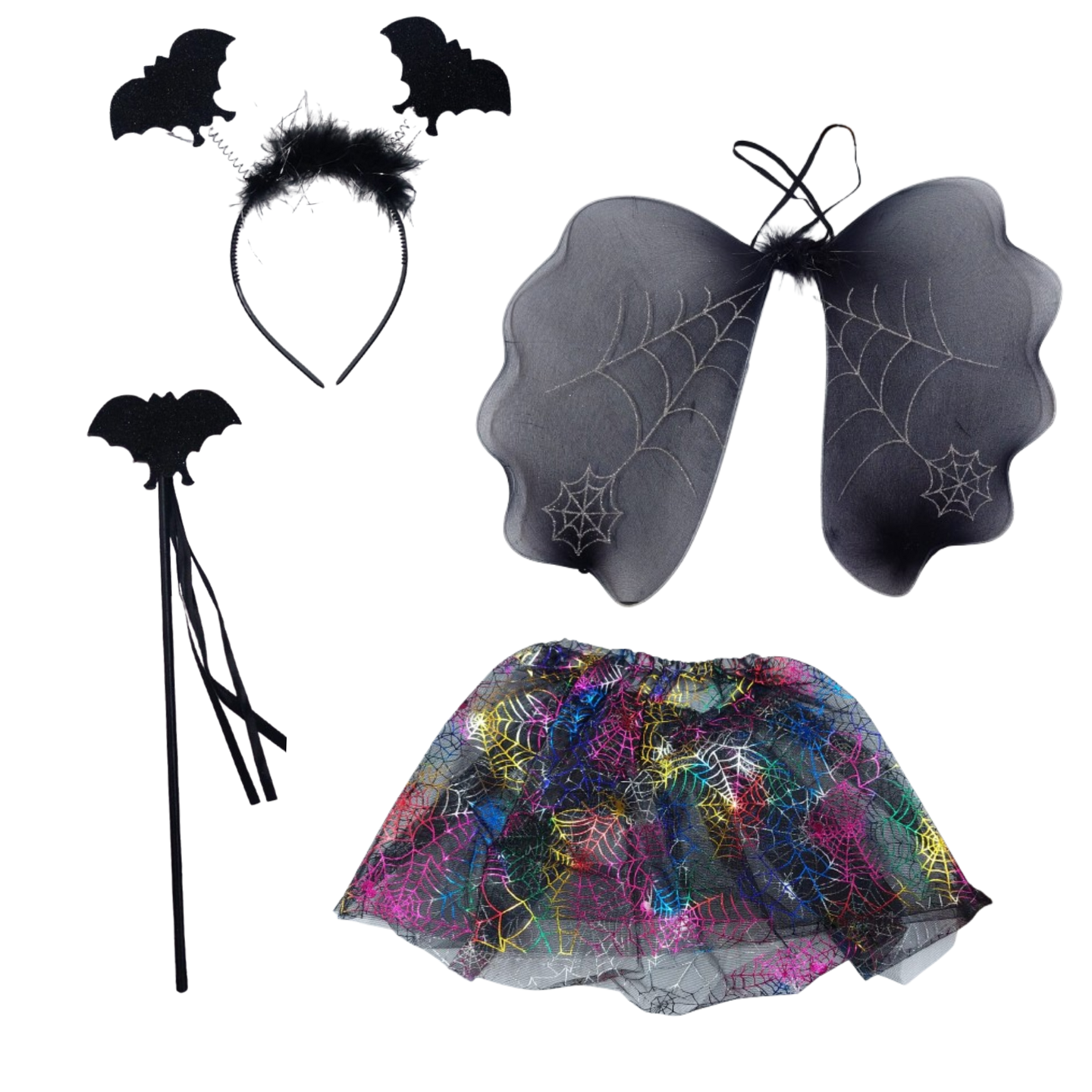 Disfraz Set Halloween Para Niña - Cotillón Chirimbolos