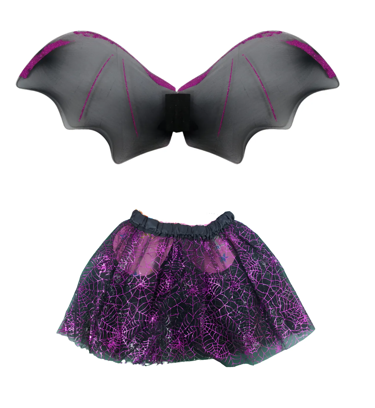 Disfraz Set Vampira Halloween Para Niña - Cotillón Chirimbolos